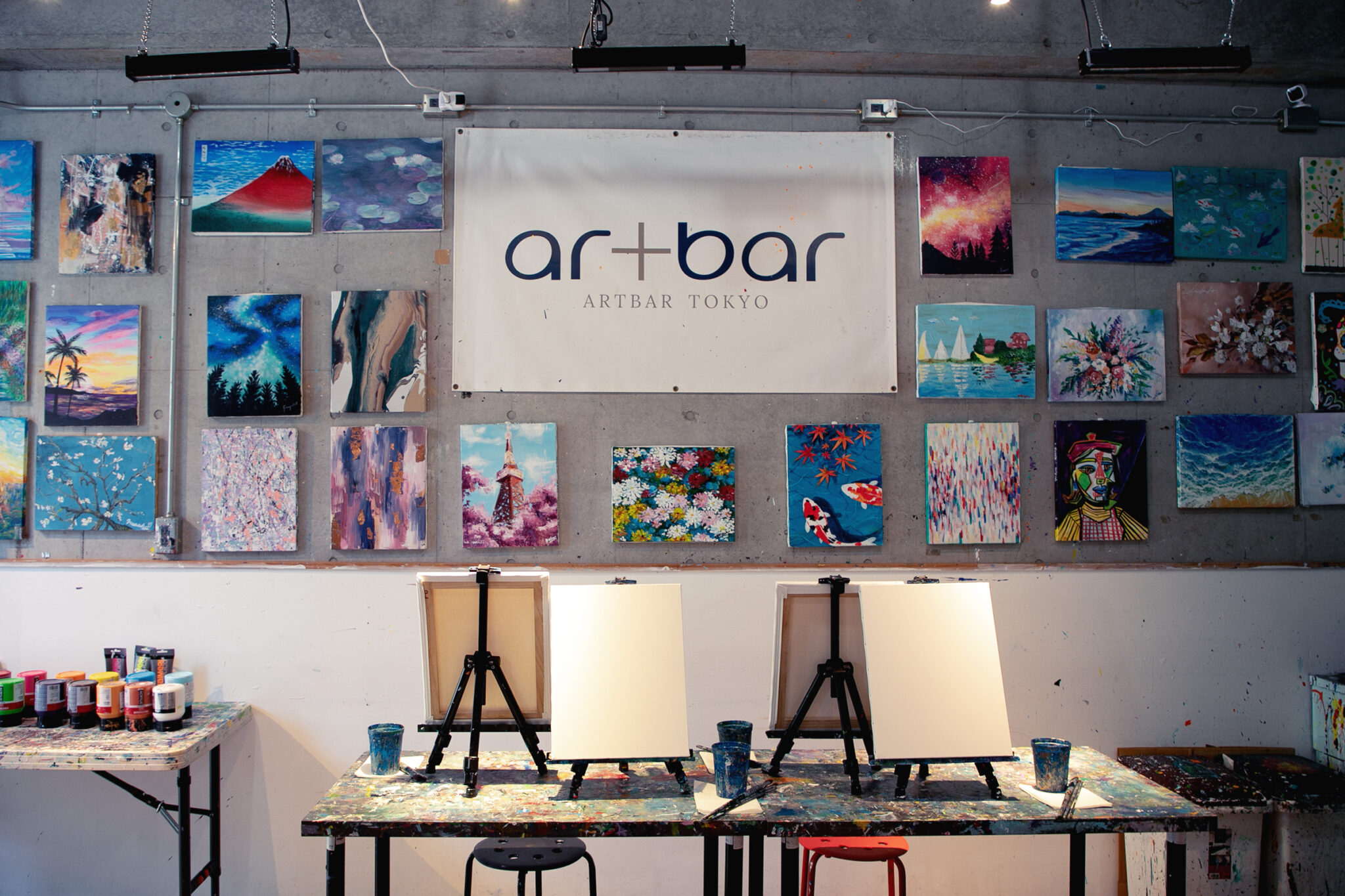 Artbar Tokyo/アートバー東京｜ワインを片手にアートを描く新体験 - ZEROMILE